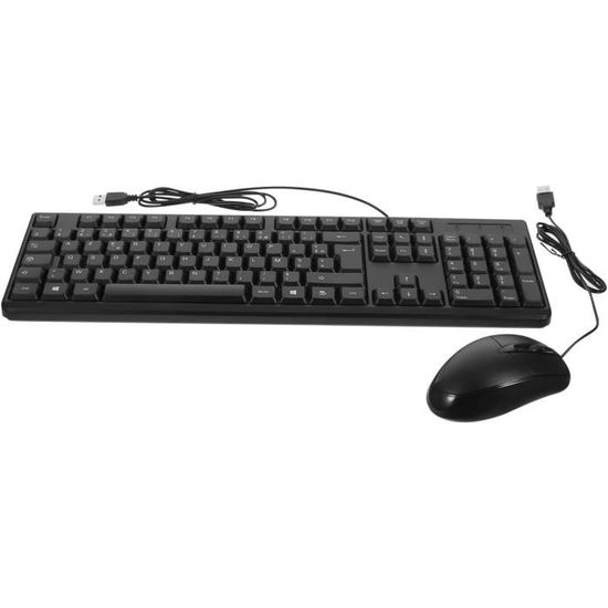 Souris Pour Ordinateurs 1 Jeu Clavier Souris Filaire Ordinateur ...
