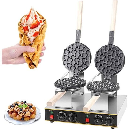Machine À Gâteau Aux Oeufs, Machine À Gaufre Bubble Waffle, Gaufrier ...