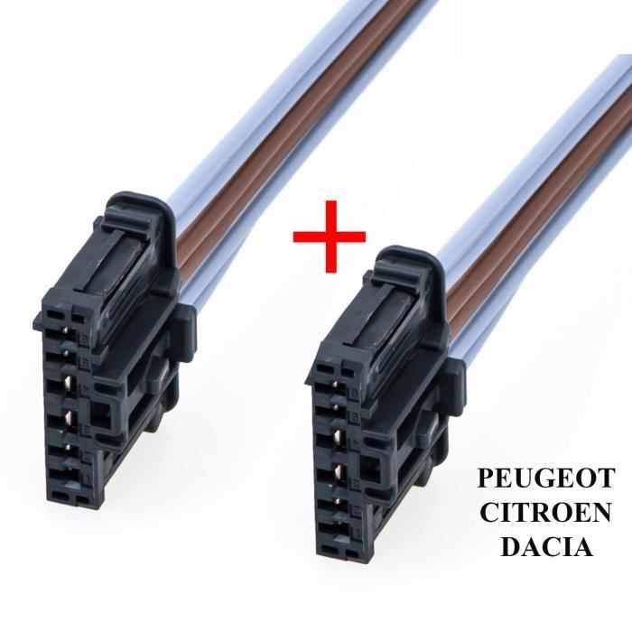 LOT2 CONNECTEUR FAISCEAU FICHE CÂBLE FEU PHARE ARRIÈRE CITROEN PEUGEOT ...