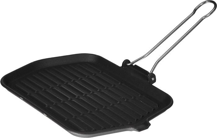 Dietella Rectangular Grill Pan, Enameled Cast Iron, Black, 30 X 21 Cm ...