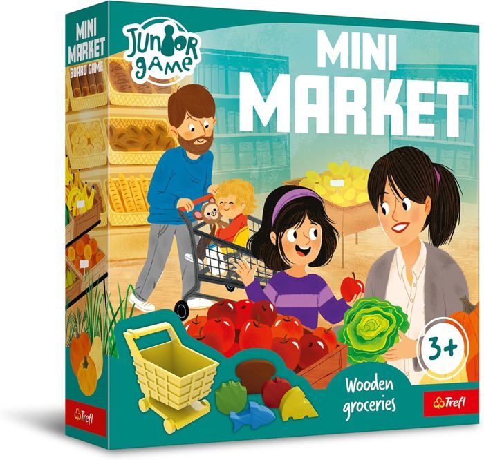 Mini Market,Junior Game-Jeu De Société Pour Les Jeunes Enfants,Pions Originaux,Belles ...