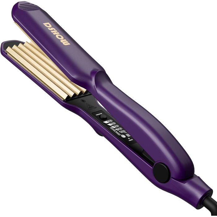 Fer a Gaufrer Les Cheveux DSHOW Céramique Fer à Boucler Hair Crimper ...