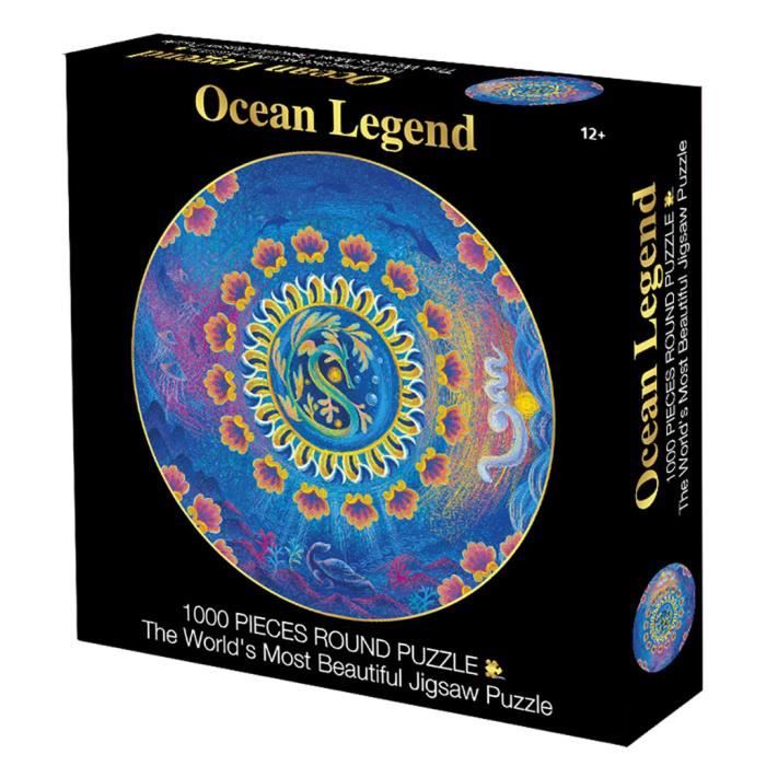 Round vente Puzzle Ocean Legend 1000 Capsules Jigsaw Puzzle Toy Brain ...
