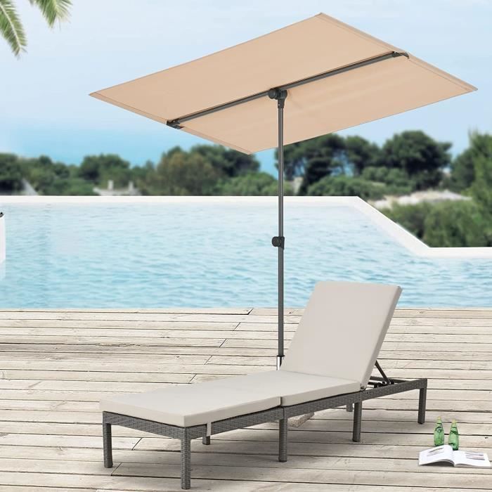 Parasol Rectangulaire Inclinable