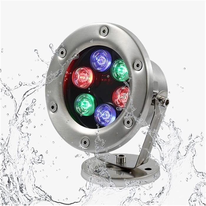 Spot LED Piscine 12V IP68 étanche projecteur de Piscine Haute ...