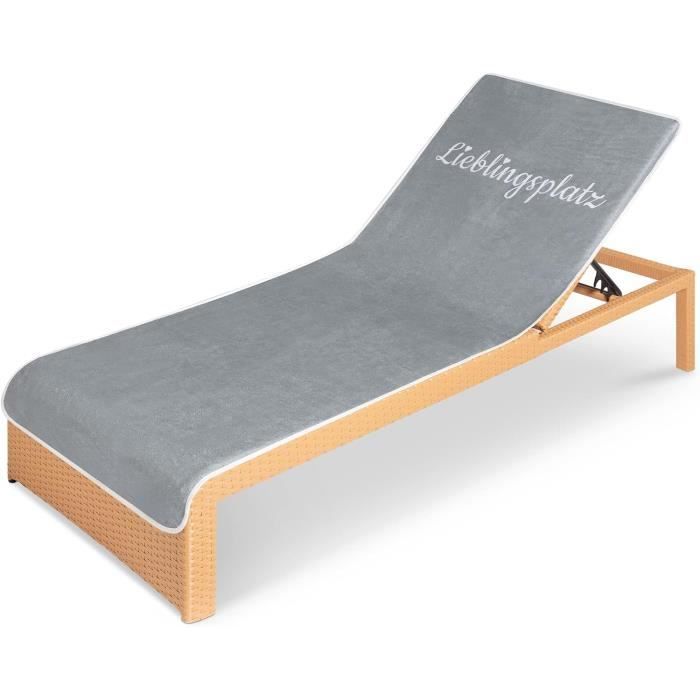 Housse Chaise Longue - Protection Chaise De Jardin 75 X 200 Cm En Coton ...