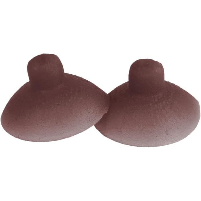 1 Paire De Mamelons En Silicone Adhésif Cache-Tétons Réutilisable Femme ...