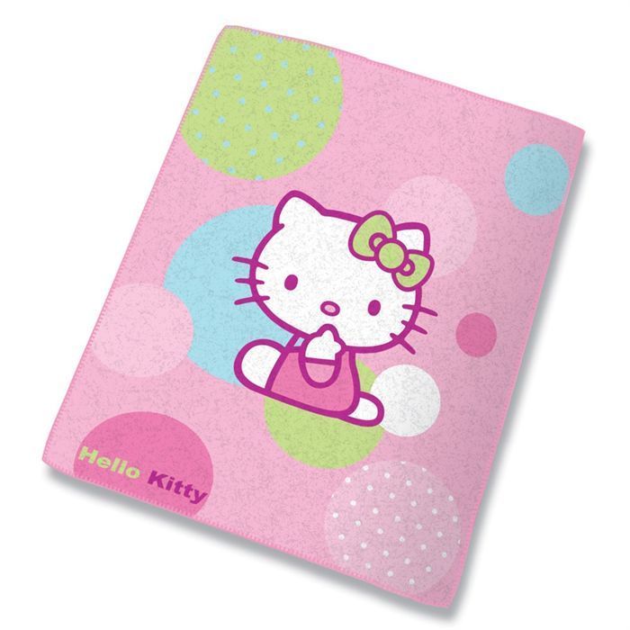 HELLO KITTY SLEEPING Plaid cuddle 130 x 160 cm - Cdiscount Maison