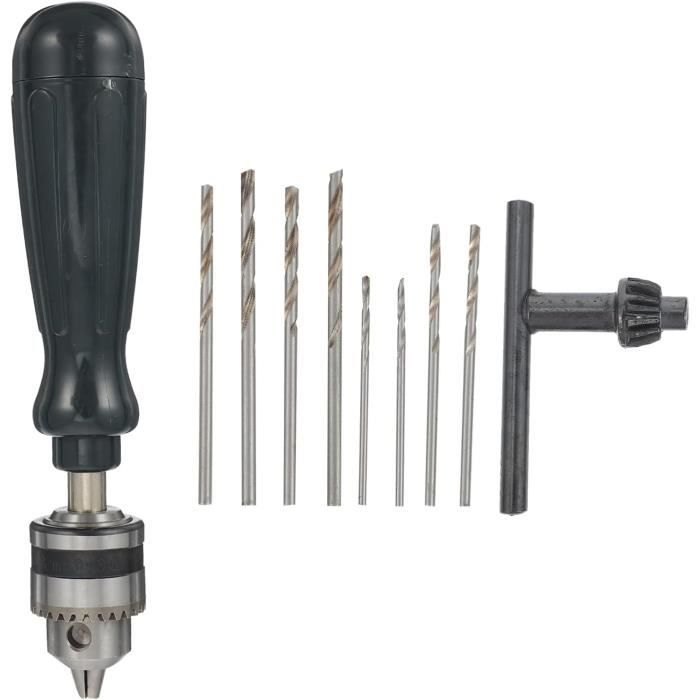 1 Jeu Perceuse Manuelle Mèches De Perceuse À Colonne Perceuse À Bois ...