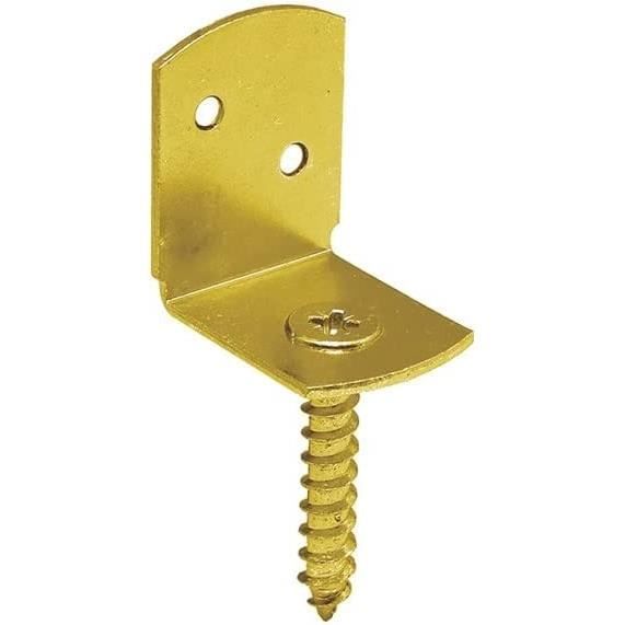 Gedotec Ferrure de clôture tressée en forme de L - 1 support de clôture ...