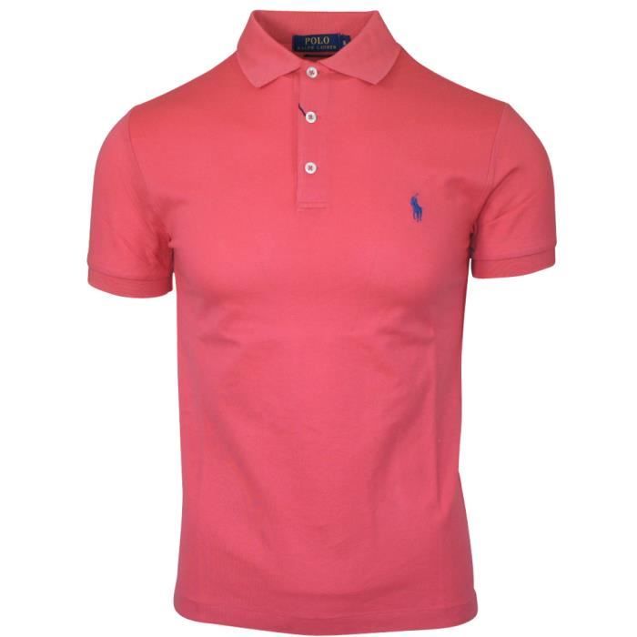 Ralph Lauren - Polo ralph lauren rouge corail Rouge Rouge - Cdiscount ...