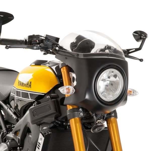 Bulle + carénage rétro Puig Noir (8934) Yamaha XSR900 Incolore ...