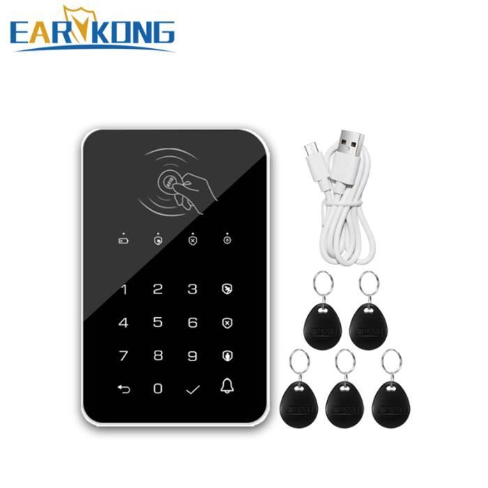 Clavier Sans Fil - RUMOCOVO - ER-K10 - 433MHz - Rechargeable - Support ...