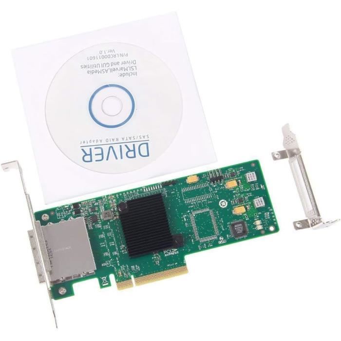 Raid Carte Contrôleur Pci Express Lsi 9200-8E, Pci-E 2.0 X8, Lsi Sata ...