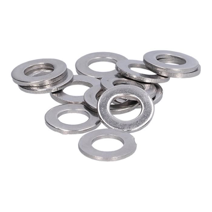 Kit D'Assortiment De Rondelles Plates 150 pcs A2‑70 Remplacement De ...