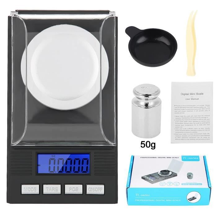 Mini Balance De Précision, Balance Numérique Milligramme 0,001 G, Mini ...