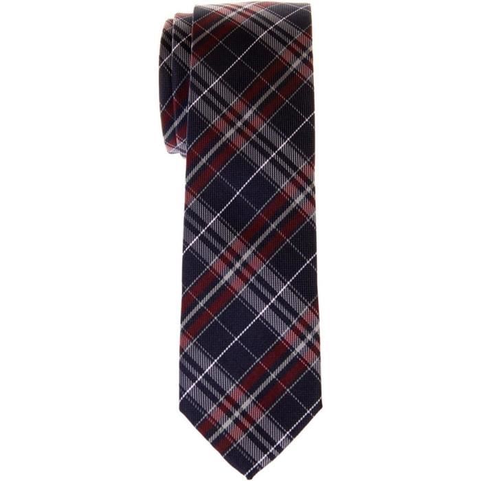Cravate Fine Slim Stylée Microfibres Tissée En Tartan Pour Homme[c3663 ...