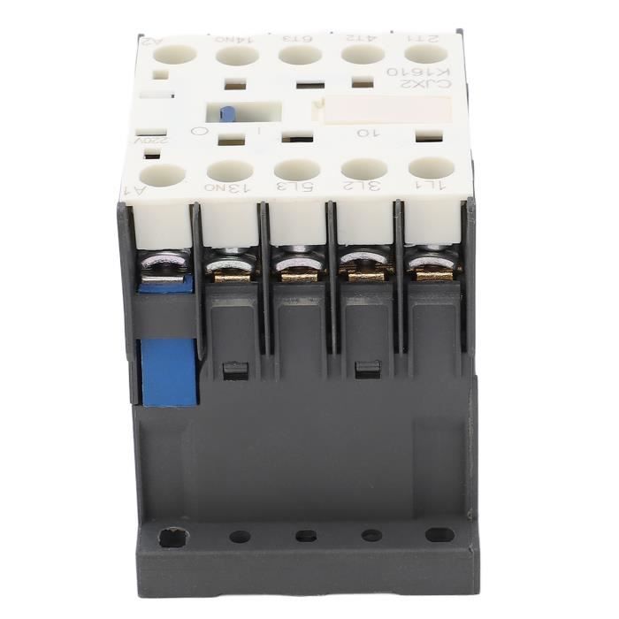 VBESTLIFE Contacteur CA 220V 16A AC Contacteur Épaissi Argent Point ...