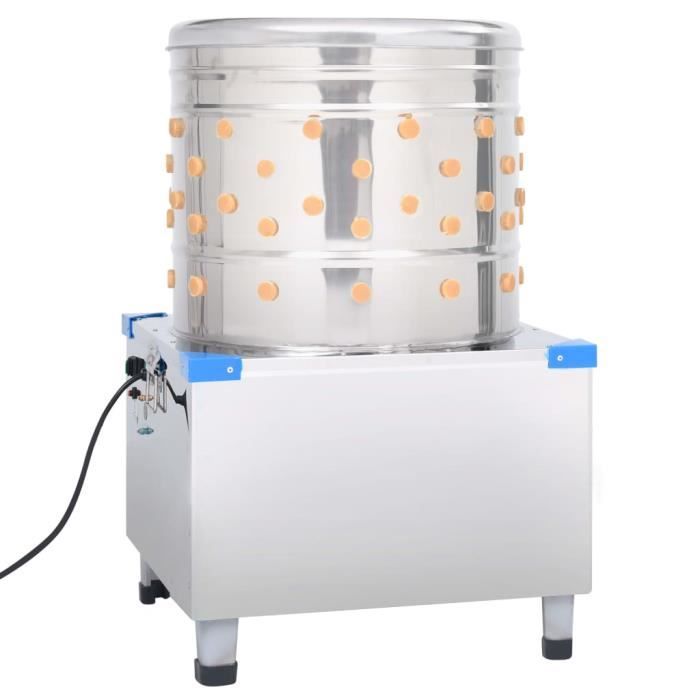 ZHU Plumeuse à poules Acier inoxydable 131 doigts 1500 W tout neuf ...