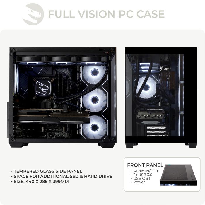 Sedatech PC Gamer Advanced Watercooling Maxi Vision • AMD Ryzen 7 9800X3D • RTX4060Ti • 32Go ...