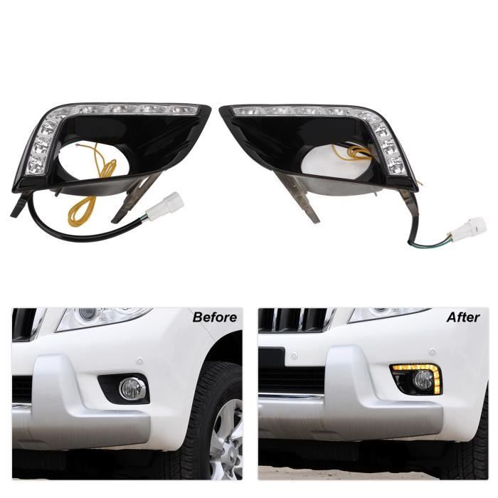 Phares Led Drl 1 Jeu De Feux Diurnes Drl Voiture Led Phare ...