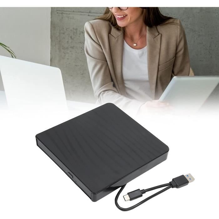 Lecteur DVD Externe de Bureau 2 en 1 Portable, Lecteur CD-DVD-RW ROM ...