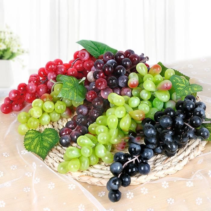 60 raisins rouges - Suspendre Des Raisins Artificiels Diy, Faux Fruits ...