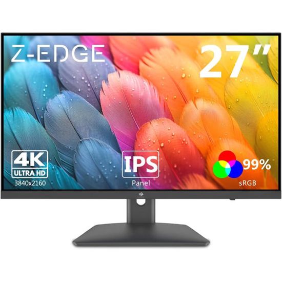 Ecran Pc Gamer Z-Edge U27P4K 27" IPS 4K UHD (3840x2160), FreeSync, 75Hz, 2*HDMI2.0 & 2*DP1.4 ...