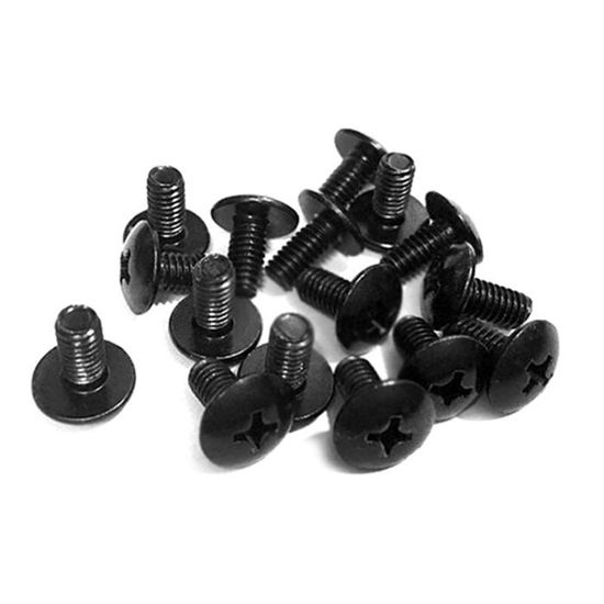 1000Pcs Tm Acier au Noir Vis TTe Plate TTe Champignon Cadre en Acier ...