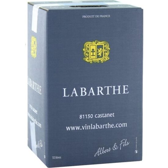 Vin Rouge de France - Cubi de 10 L - La cave Cdiscount