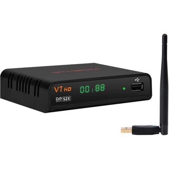 V7 HD Récepteurs Satellite DVB-S-S2-S2X Décodeur Satellite Full HD ...