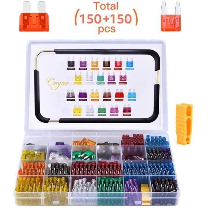 150pcs Mini Fusible Voiture +150pcs Fusibles Voiture Moyenne - 11 ...