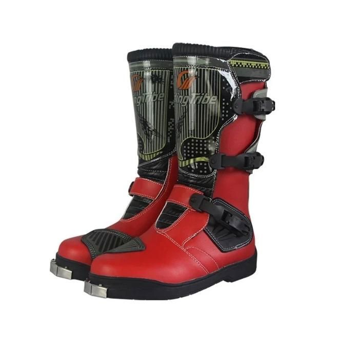 Bottes longues d'équitation de moto pour hommes,motocross tout-terrain ...