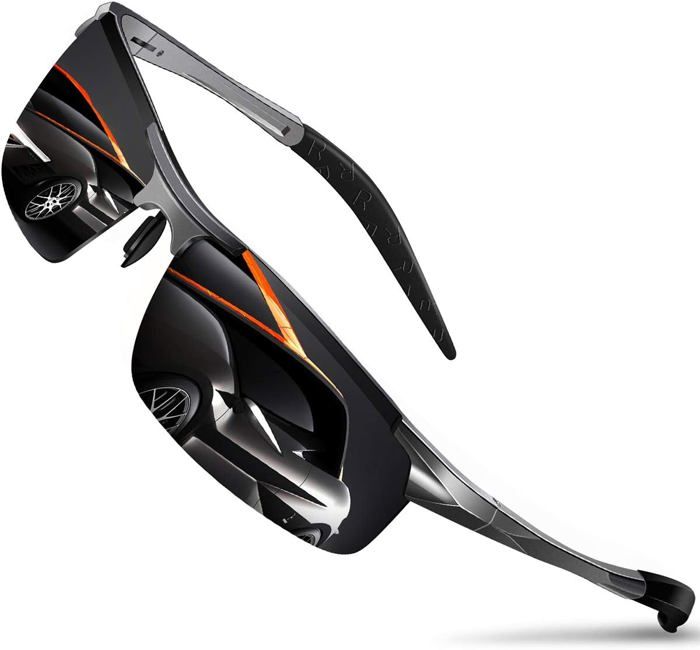 Lunettes De Soleil De Conduite Pour Hommes Hd Polarisées Rétro Vintage