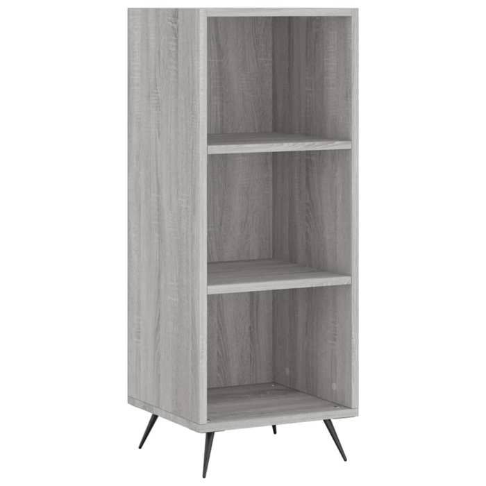 Buffet bas,armoire commode Armoire à étagères sonoma gris 34,5x32 ...