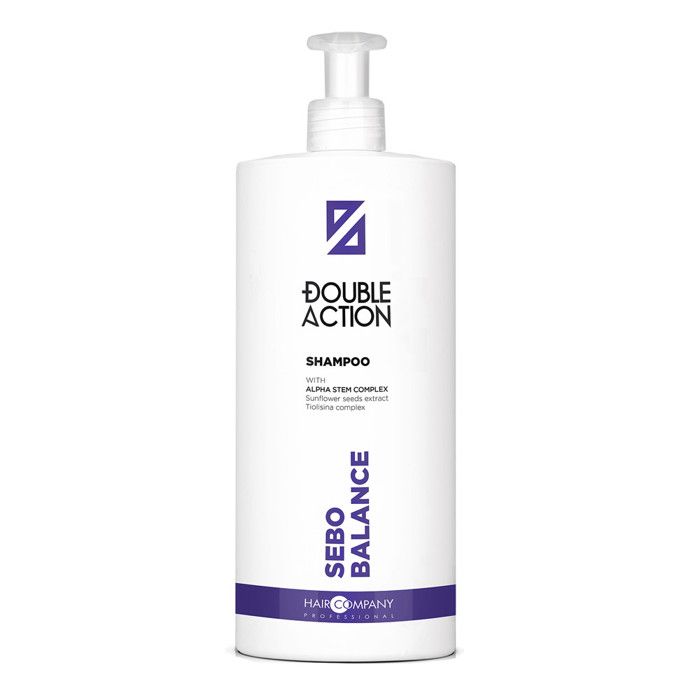 Hair Company Double Action Sebo Balance Shampoo 1000ml - shampooing ...
