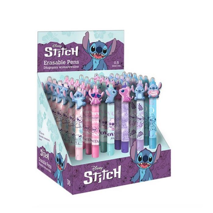 Stylo gel effaçable - Stitch - Assortis - Encre gel - Pour enfants ...
