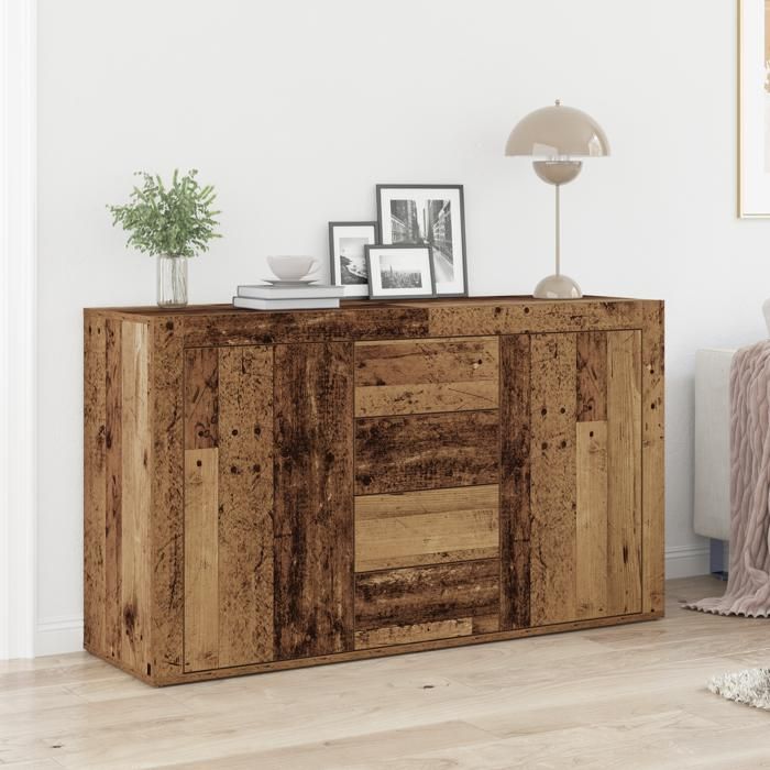 Moderne Buffet Commode Armoire de chambre - Bois ancien Bois massif ...