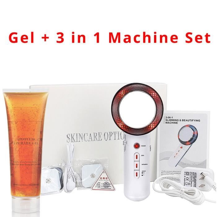 Gel Machine Big Box - Masseur corporel à ultrasons galvanique 3 en 1 ...