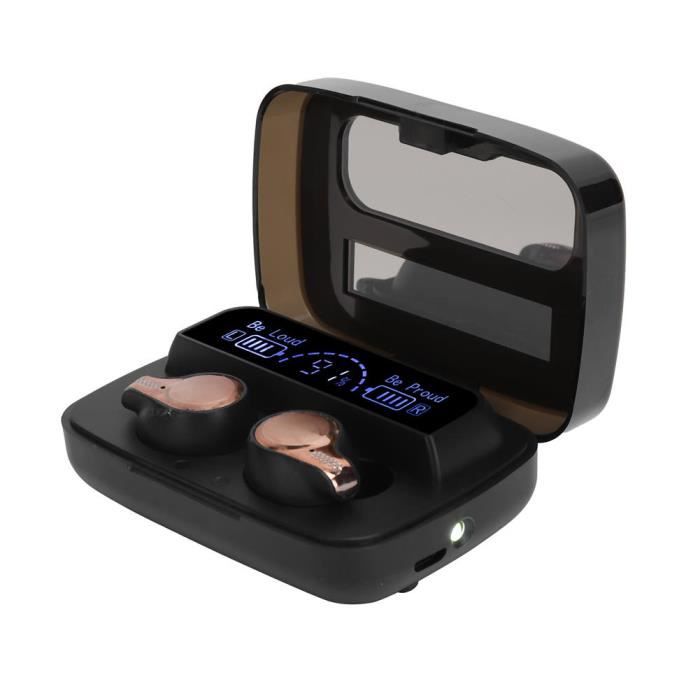 Casque TWS M9-18 Bluetooth TWS Headset Écouteurs à affichage numérique ...