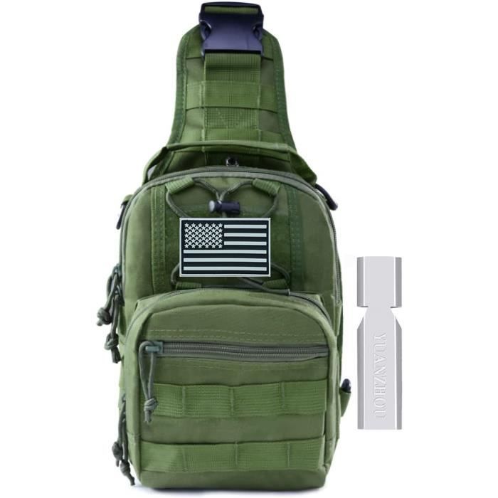 Sac À Bandoulière Sac À Dos Militaire Tactique Sac À Dos Poitrine Sac À ...