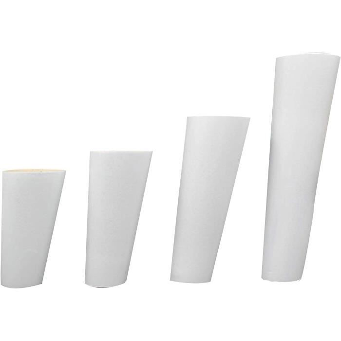 Pieds De Meuble Blanc, Pieds De Canapé Coniques En Bois, Pieds D ...