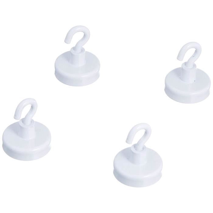 Aimant De Serrage Peint En Ferrite Blanc Avec Crochet M4 Pour ...
