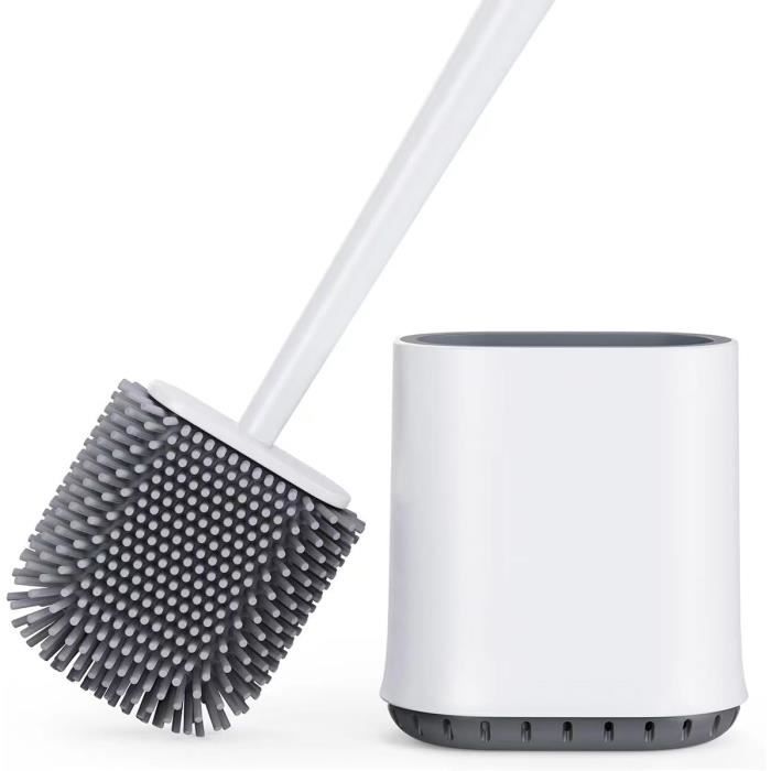 1 Pack Brosse Toilettes Wc,Balai Wc Vec Séchage Rapide Support Ventilé ...