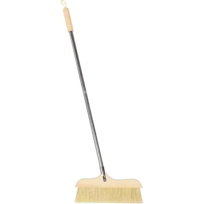Balai À Poils En Bois Massif Balai Manche Bois Balai De Maison En Bois Garage Salle Balai De ...