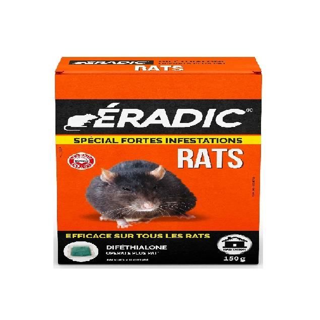 RATICIDE SPECIAL FORTES INFESTATIONS RATS PATE AU DIFETHIALONE POISON ...