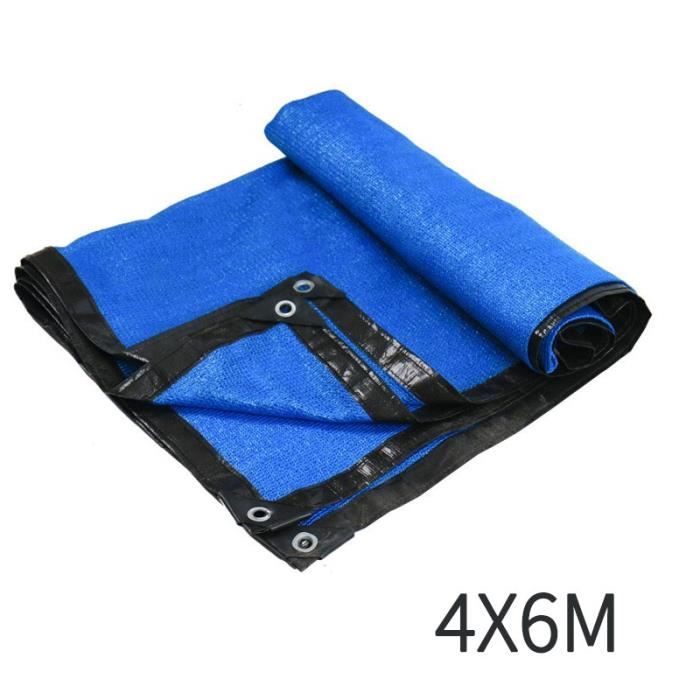 Filet de parasol bleu à 8 broches filet de protection UV de jardin ...