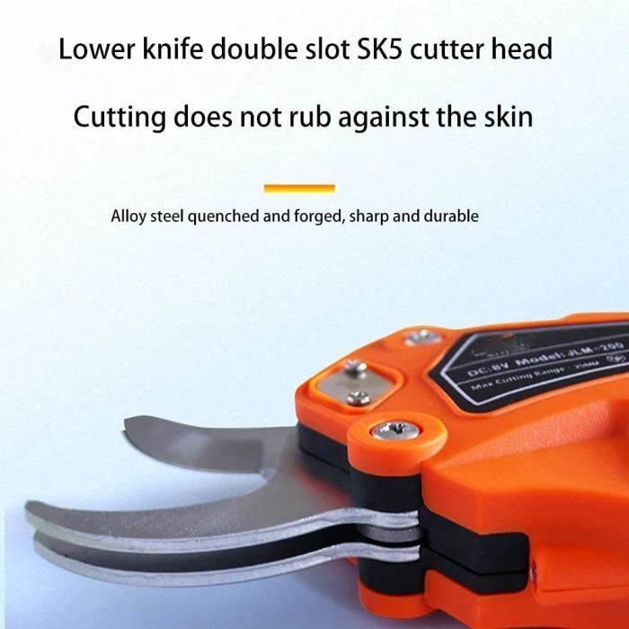 Sécateur Électrique Rechargeable Sans Fil Coupe-branches Outil D ...