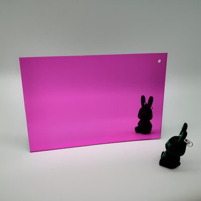 Miroir décoratif - Rose Red - Acrylique - Carré - 200x300mm - 2PCS ...