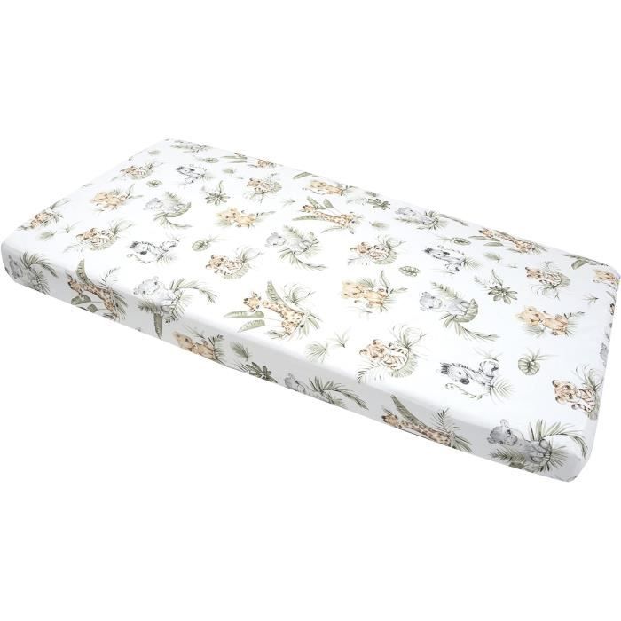 Drap Housse Pour Un Lit Bébé 60X120 Cm 100% Coton Literie Bébé Matelas ...